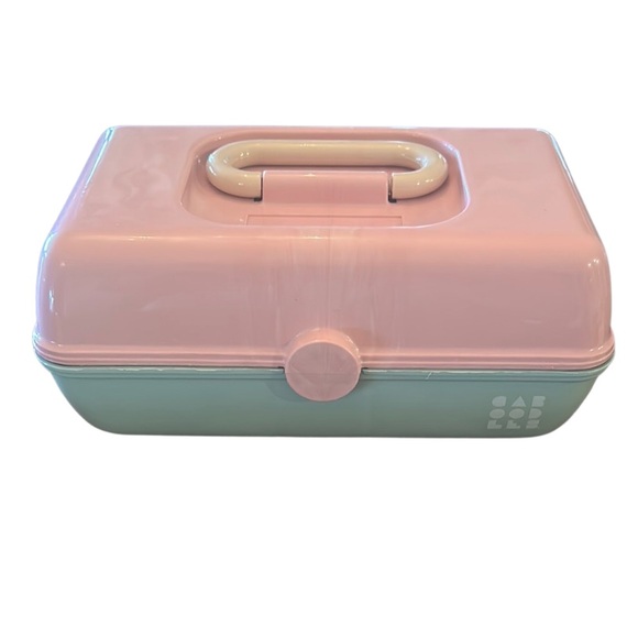 Caboodles | Bath | Euc Pink Aqua On The Go Girl Caboodles Storage Case ...